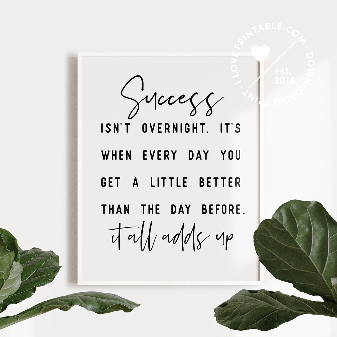 Success Wall Art / Motivational Posters / Success Quotes / - Etsy