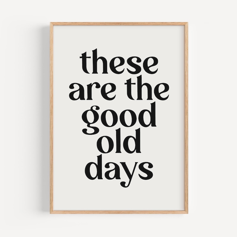 Good Old Days - Etsy