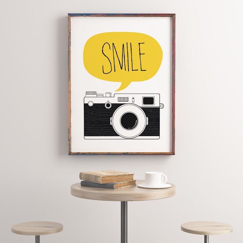 Vintage Camera Wall Art Decor for Living Room Retro Camera - Etsy