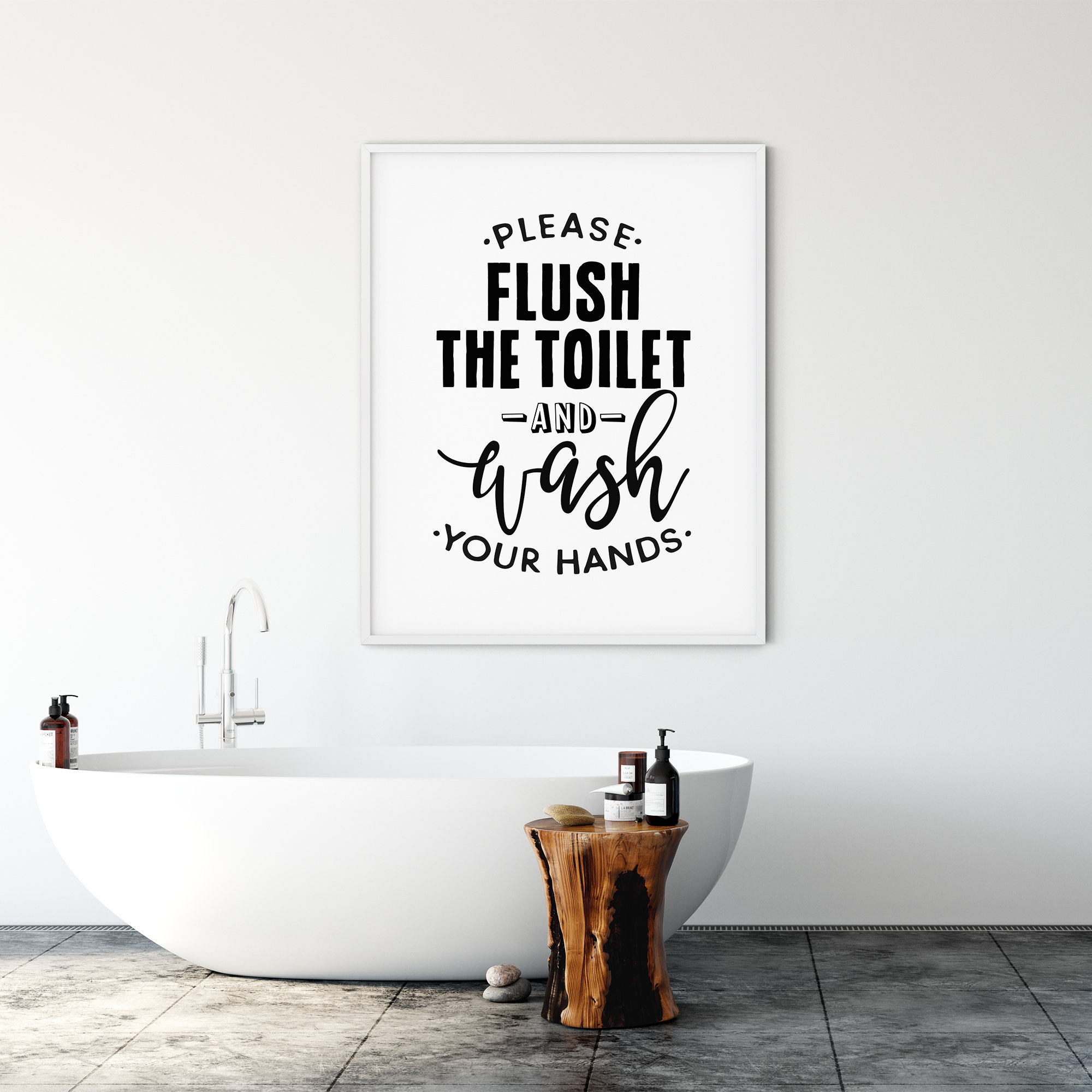 Flush the Toilet Sign Kids Bathroom Rules Print Downloadable - Etsy Canada