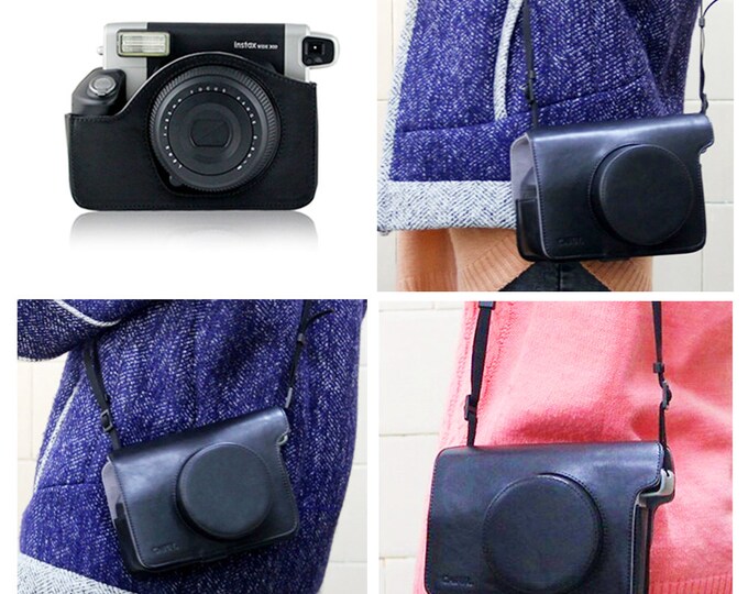 Fujifilm Instax Wide 300 Camera Case Leather Bag Black - Etsy