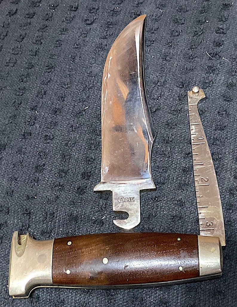 Case=hatchet , Knife & Fish Scale , With Carrying Sheath, Basket Weave ...