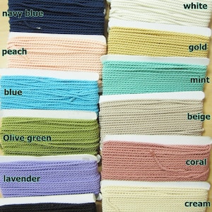 Craft Rope in Navy Blue,twist Rope Cord,decorative Rope, Braided Cord ...