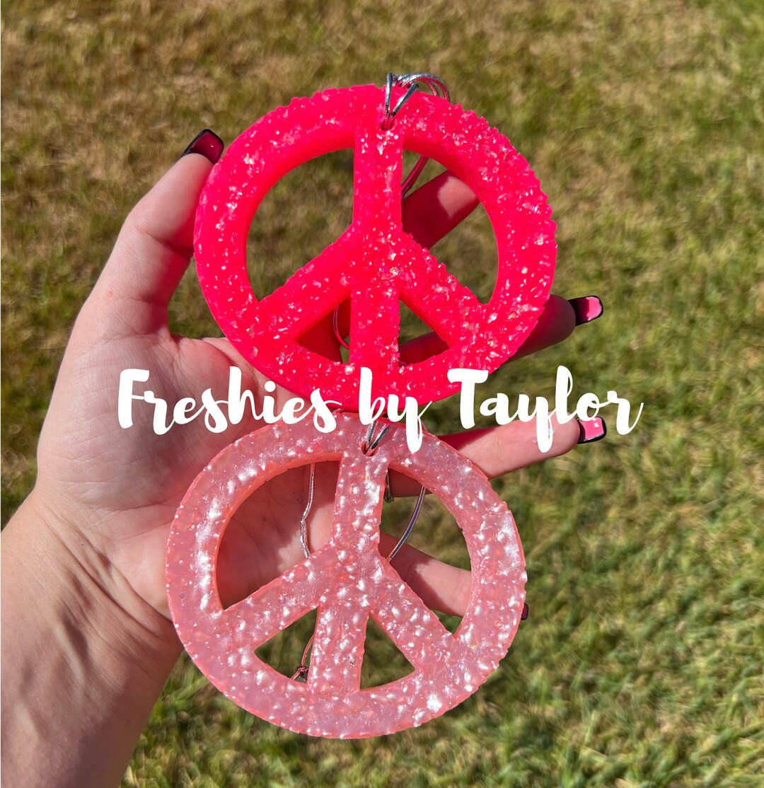 Peace Sign Freshie - Etsy