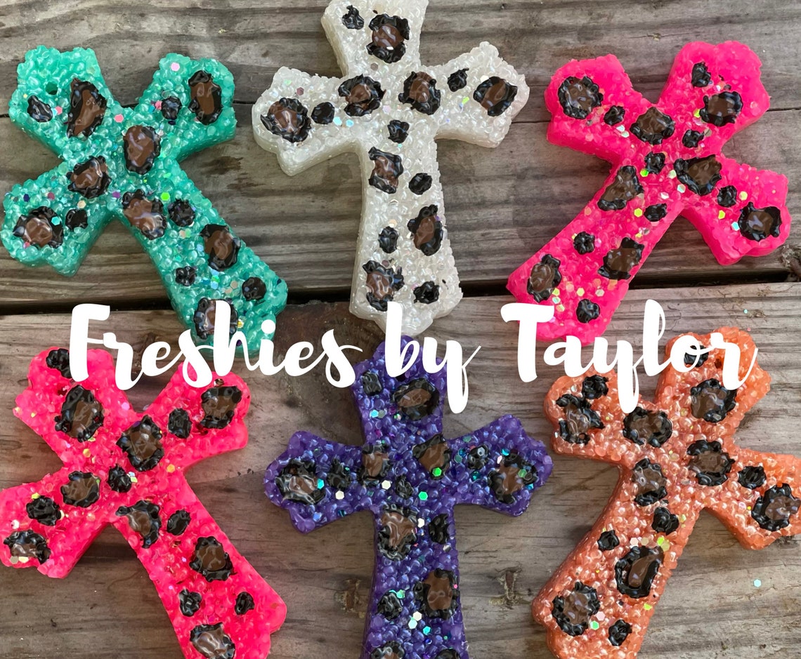 Leopard Fancy Cross Freshie - Etsy