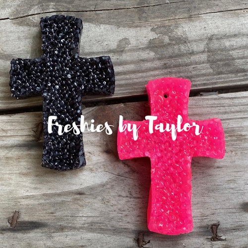 Large Cross Shaped Car Freshie Air Freshener - Etsy