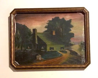 Antique framed art | Etsy