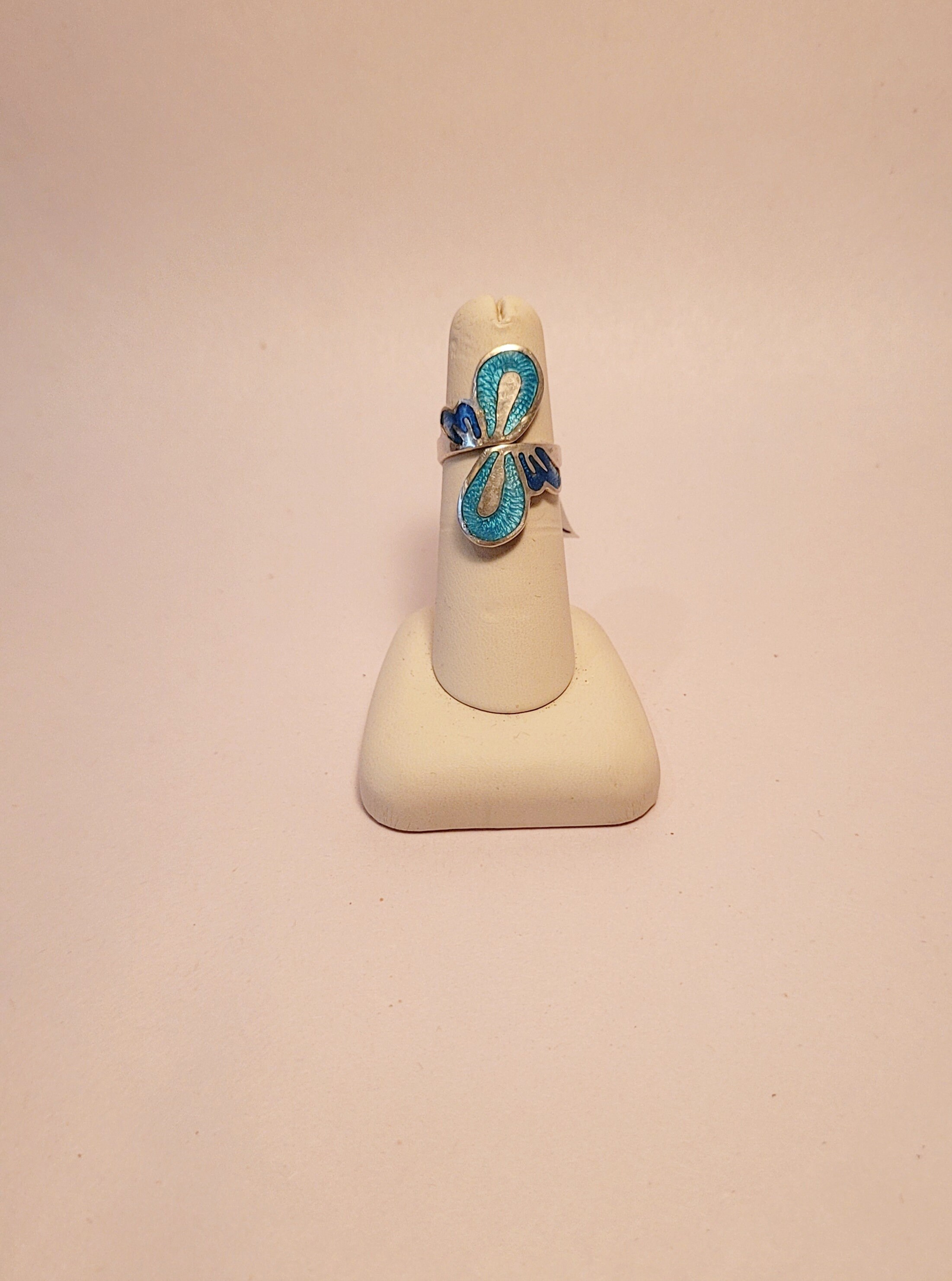 Mexican Sterling Enamel Champleve Ring by Jeronimo Fuentes - Etsy