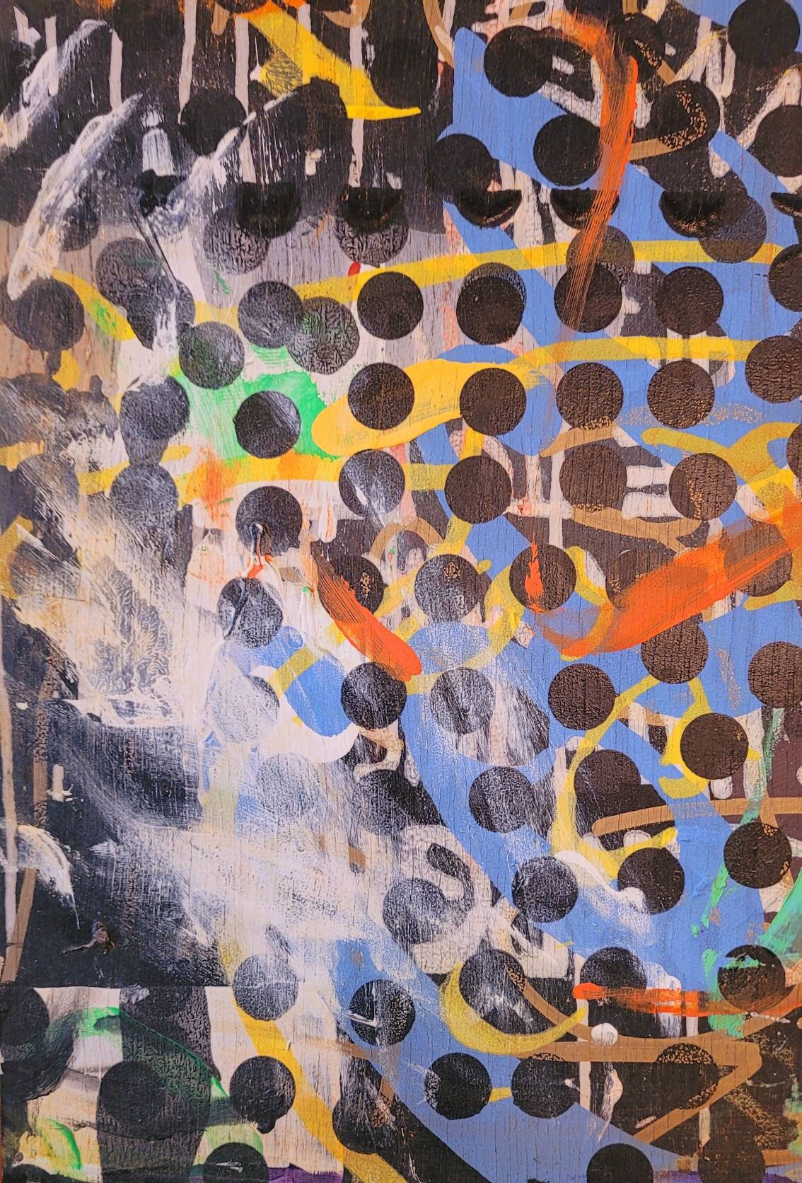 1990s Chris Peldo Original Acrylic Painting and Silkscreen for Absolute ...