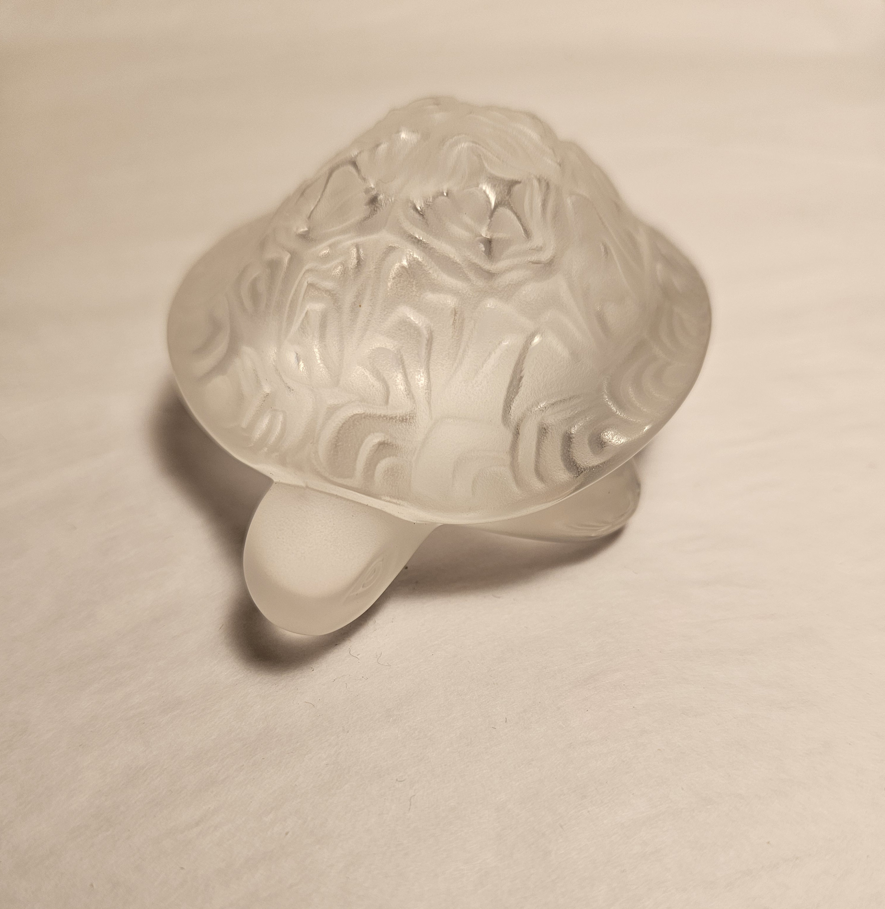 Signed Lalique France Glass Turtle - Etsy