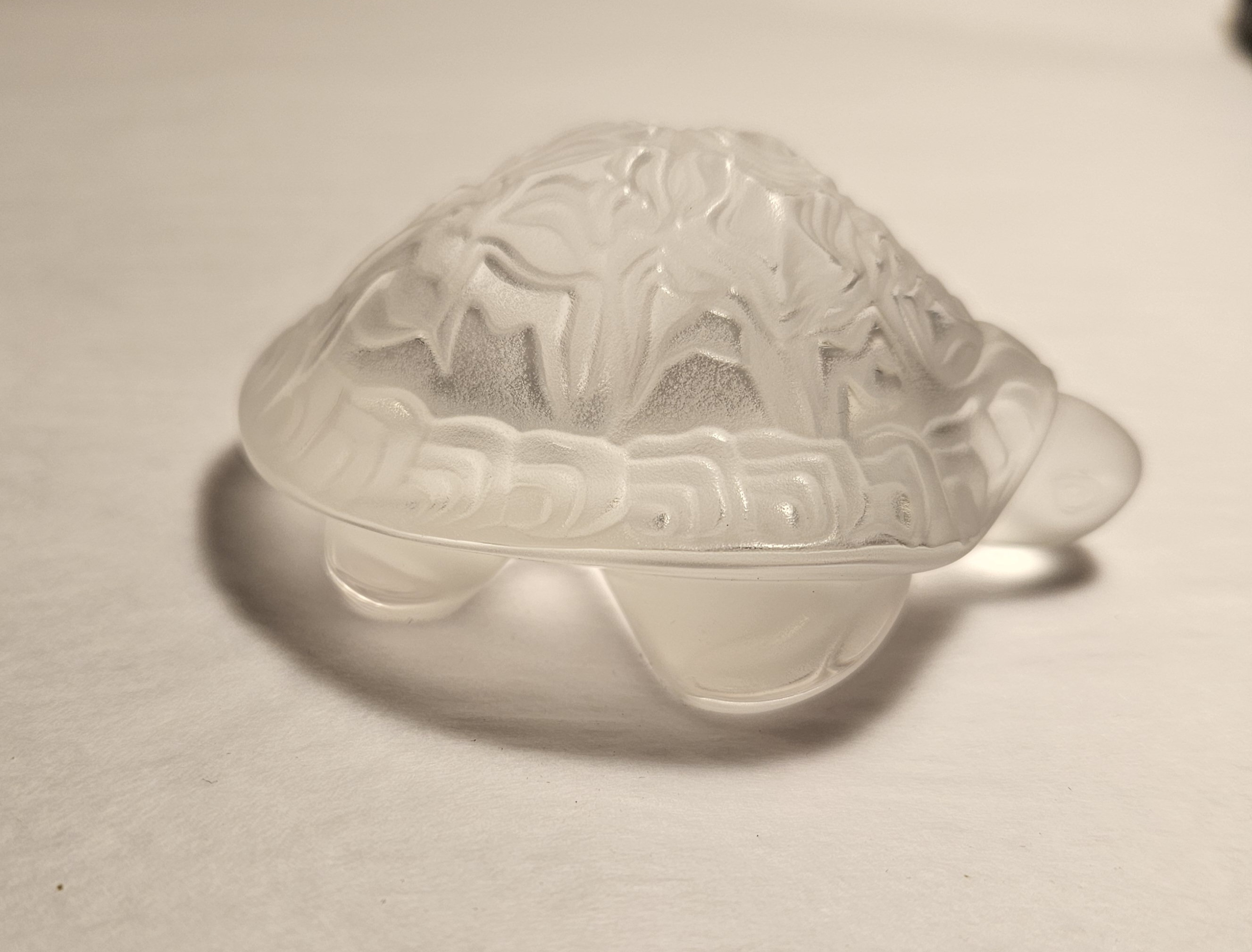 Signed Lalique France Glass Turtle - Etsy