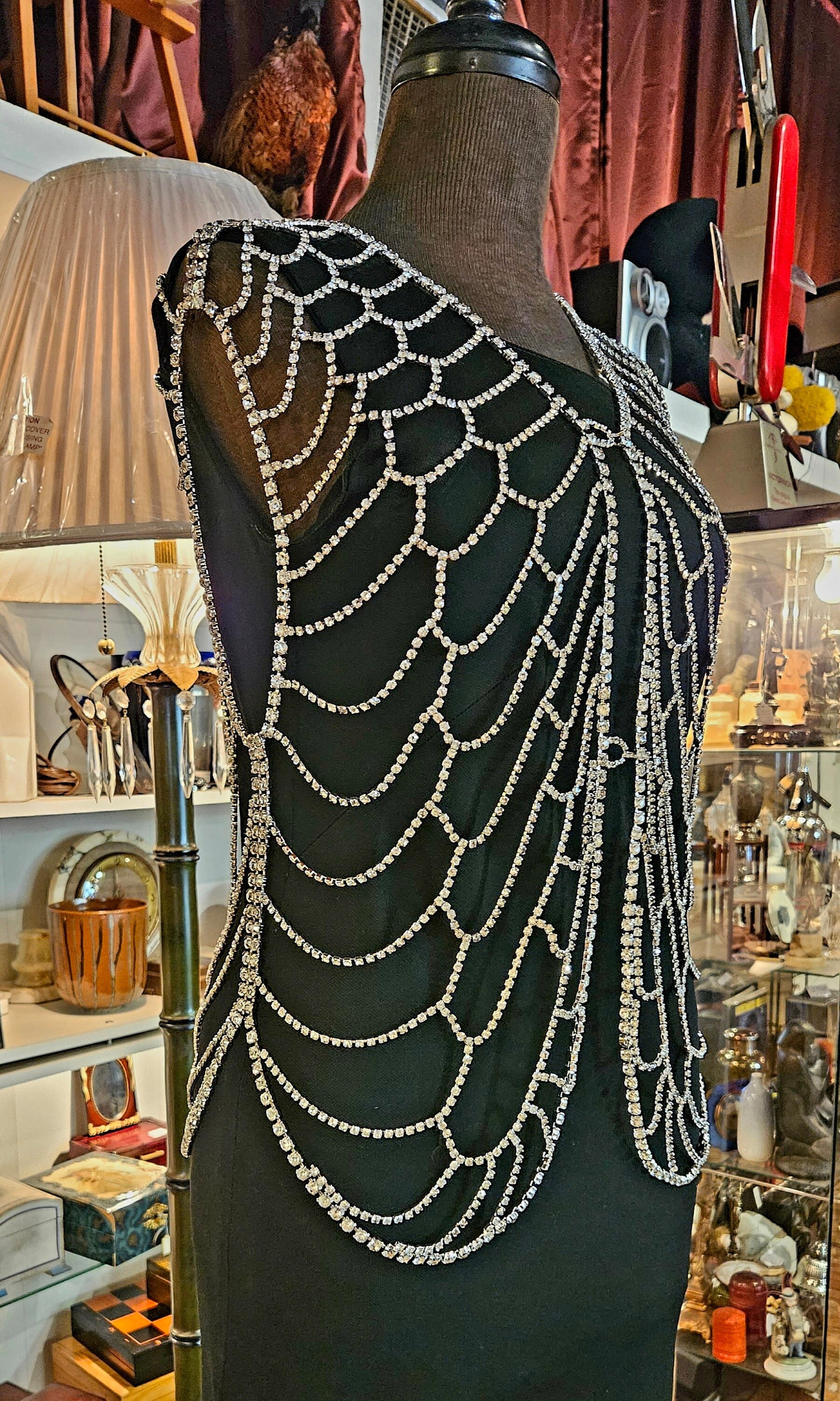 1970s Rhinestone Vest - Etsy