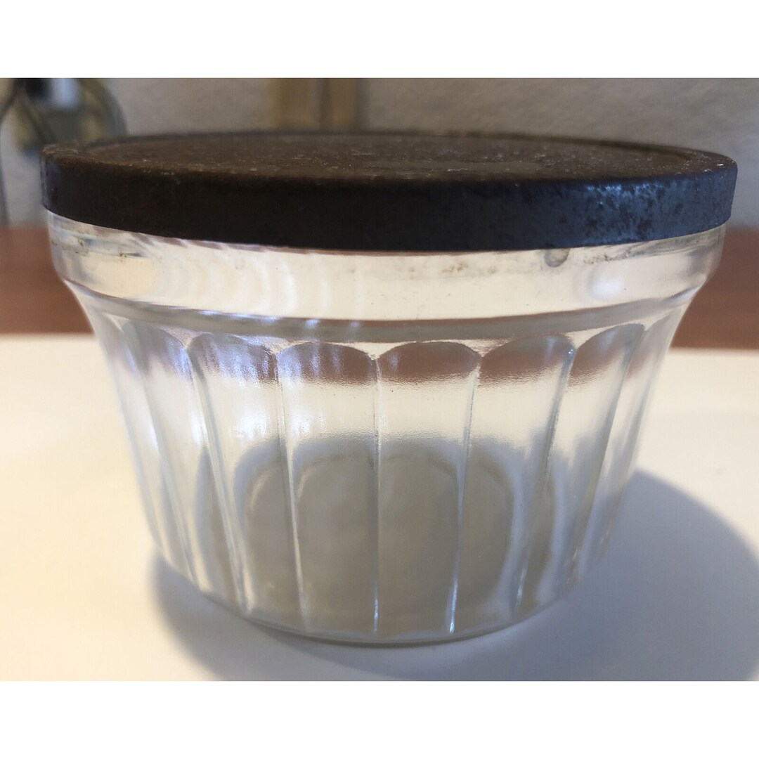 Anchor Hocking Peanut Butter Jelly Jar Antique METAL LID 78 - Etsy