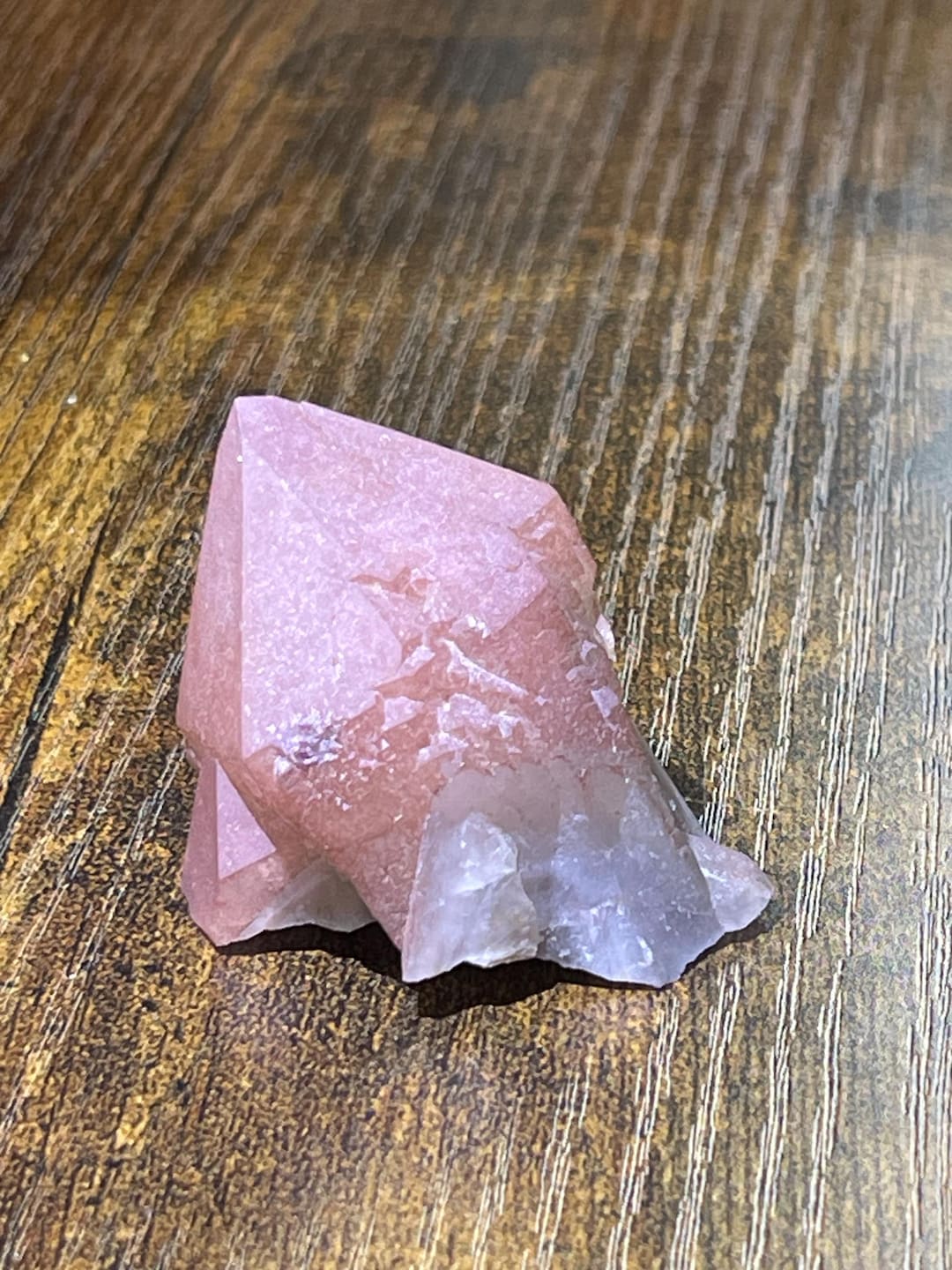 Pink Hematite Quartz Point Pink Quartz Elestial Quartz Natural Hematoid ...