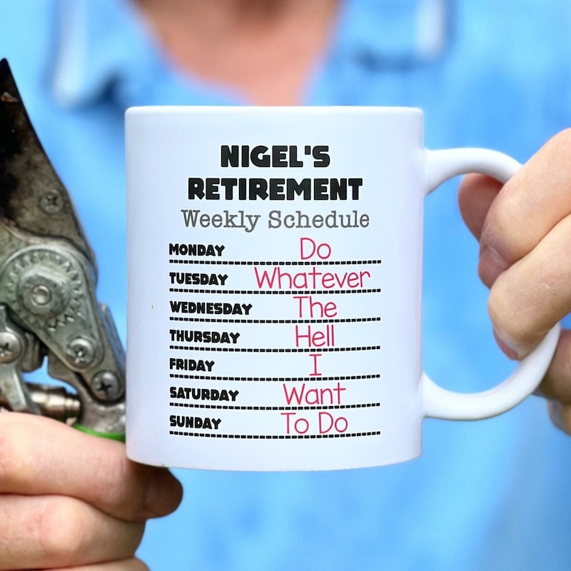 Retirement Mug - Etsy
