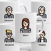 Personalized Character Mug Set - Custom Family Characters Mugs - Etsy
