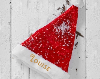 Personalized Santa Hat - Etsy