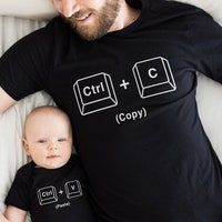 Copy Paste Shirt, Father and Baby Matching Shirts, Copy and Paste Daddy ...