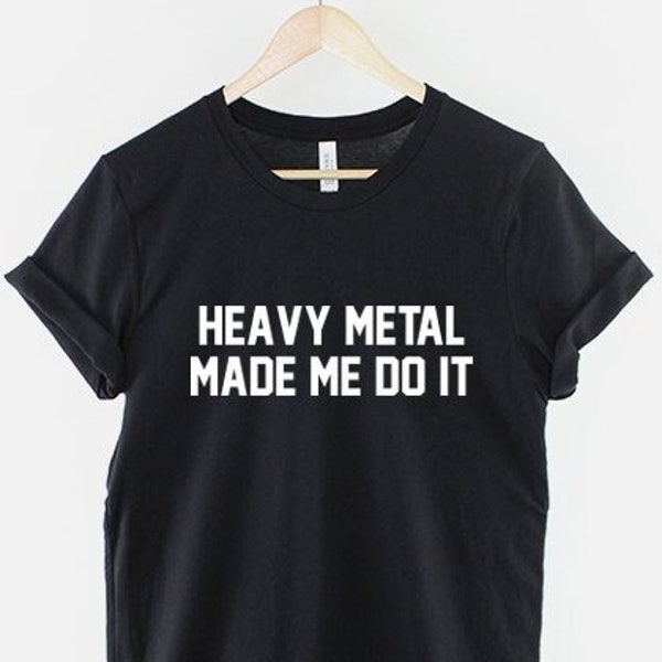 Heavy Metal Shirt - Etsy