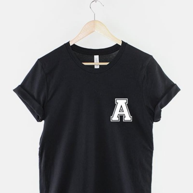 Monogram Tshirt - Etsy