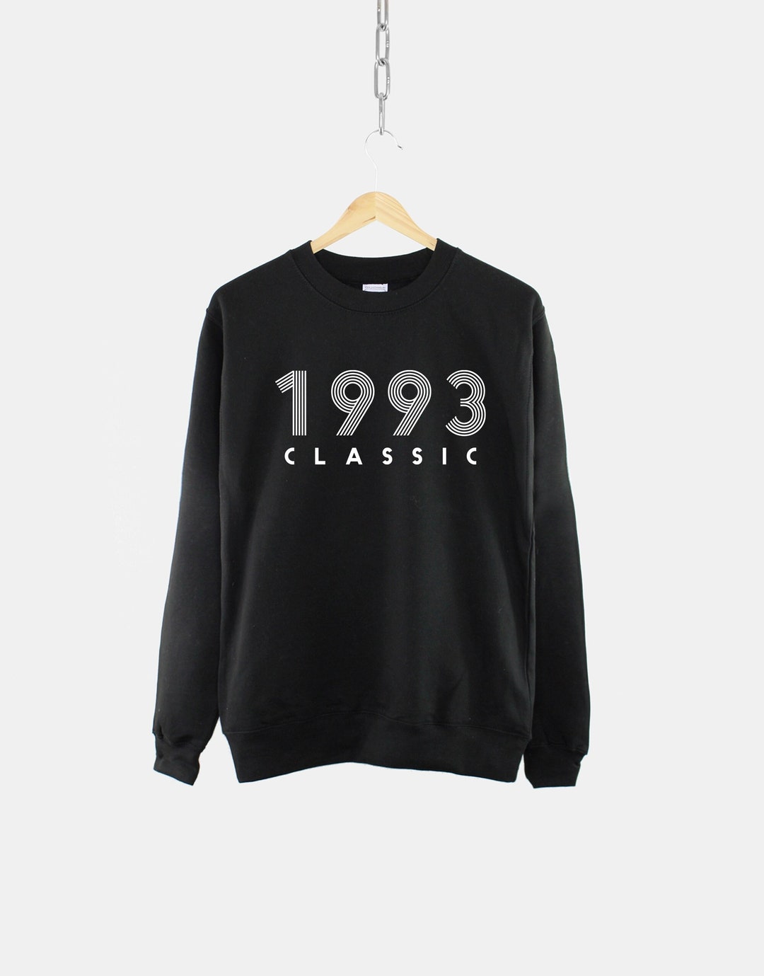 1993 Birthday Sweatshirt Retro 30th Birthday Sweater Birth Year Numbers ...