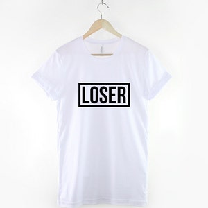 Loser T-shirt Girls Streetwear Slogan T Shirt - Etsy UK
