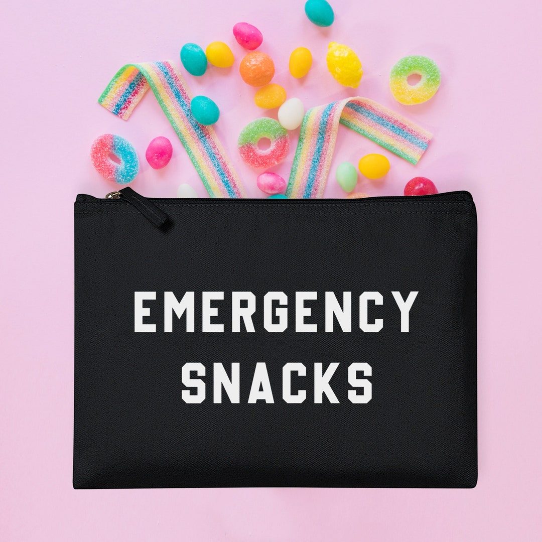 Snacks Zipper Pouch - Emergency Snacks Bag - Emergency Snack Pouch ...