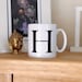 Personalized Monogram Mug Custom Letter Coffee Mug - Etsy