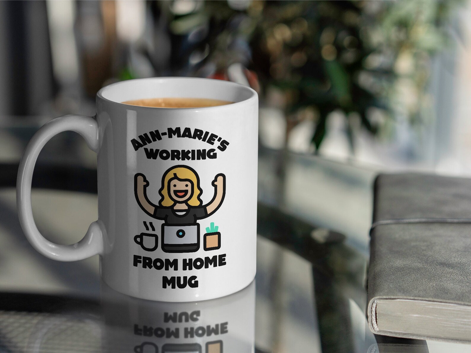 Working From Home Personalized Mug Custom Home Office - Etsy