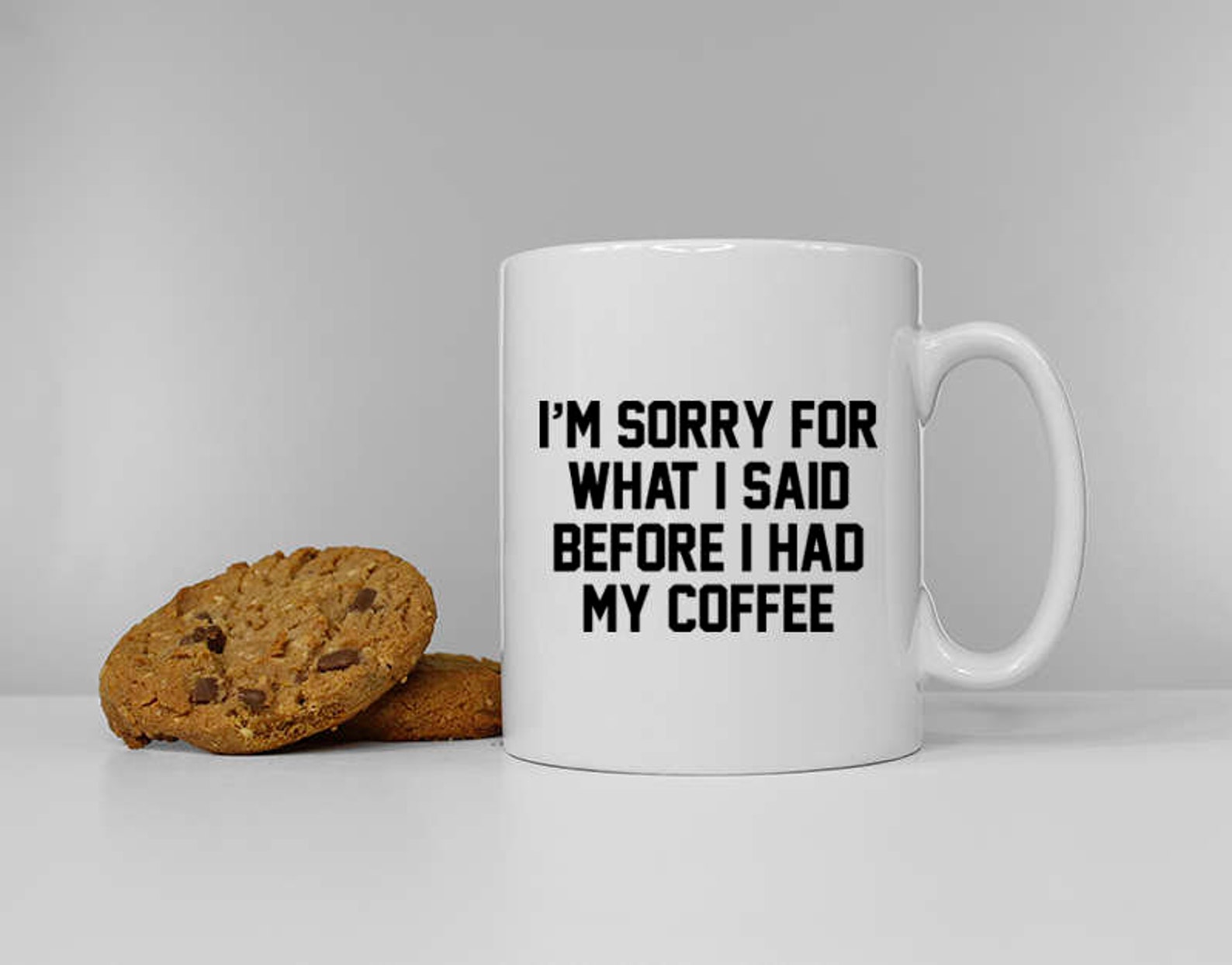I'm Sorry for What I Said Before I Had My Coffee Funny - Etsy UK