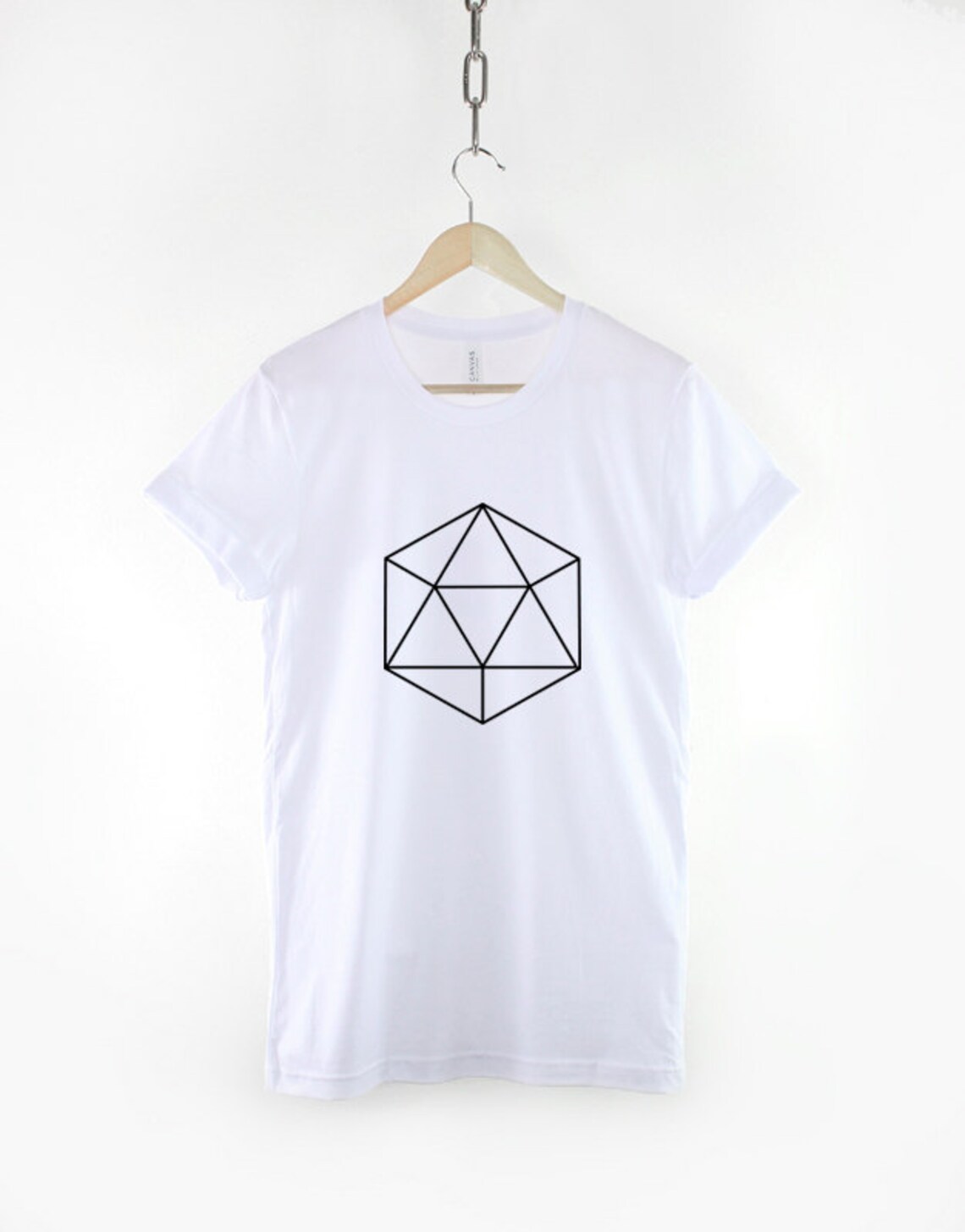 Geometric Shape Hexagon Polygon Hipster T-Shirt | Etsy
