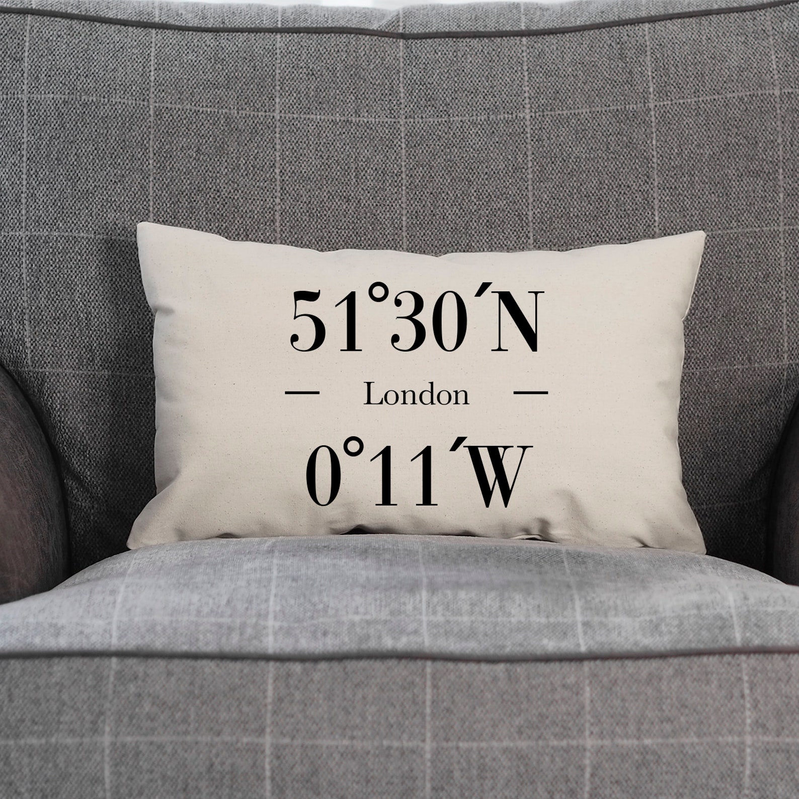 Personalized Home Coordinates Pillow Case - Custom Housewarming Gift - Etsy