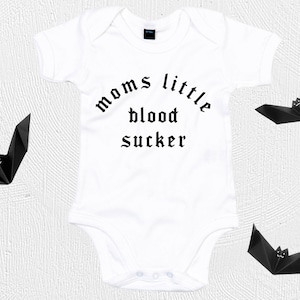 Gothic Baby Grow - Goth Baby Gift - Black Goth Baby Grow - Gift for ...