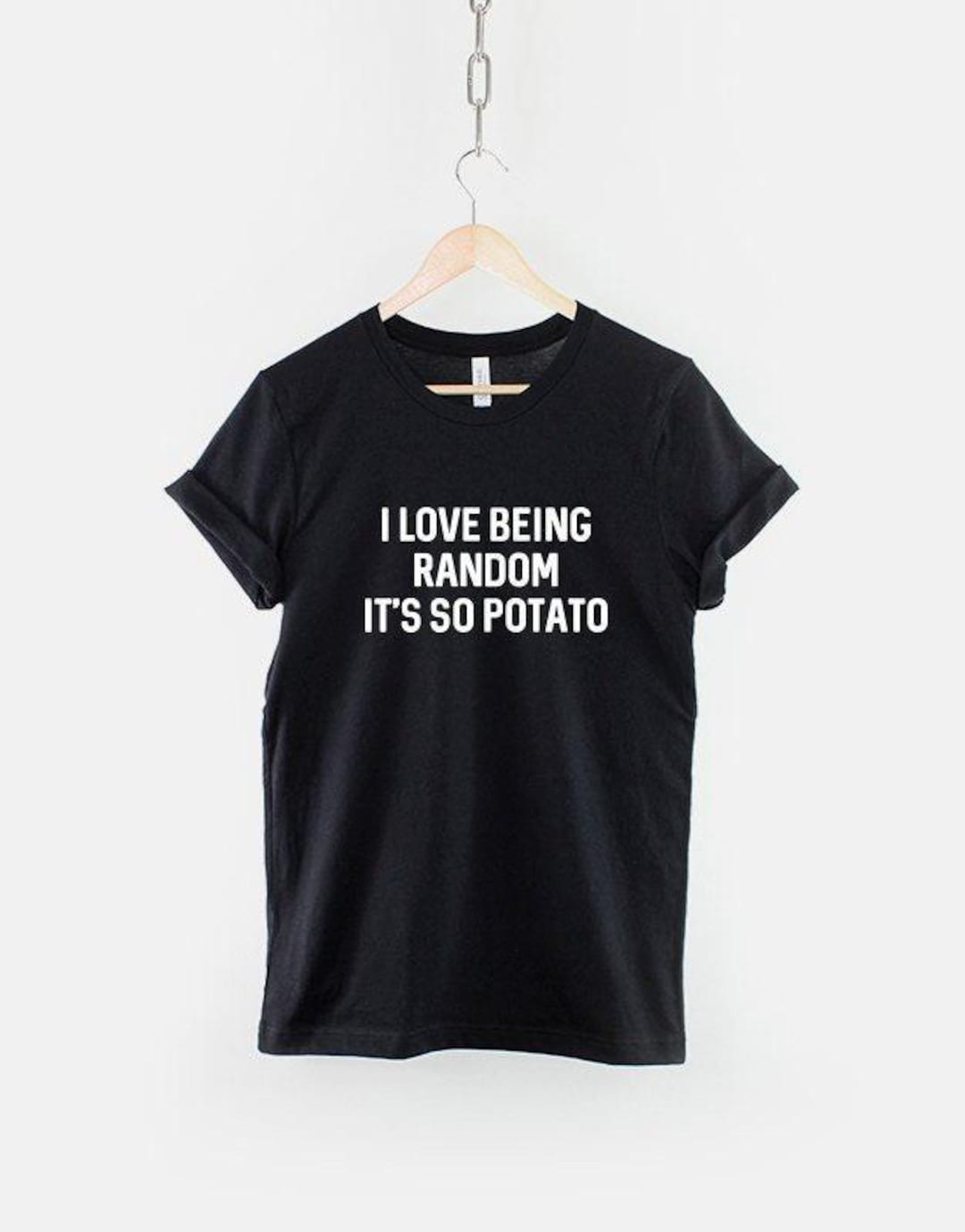 Funny Random Shirt: Playful Meme Slogan - Quirky Humor, Witty Adult ...