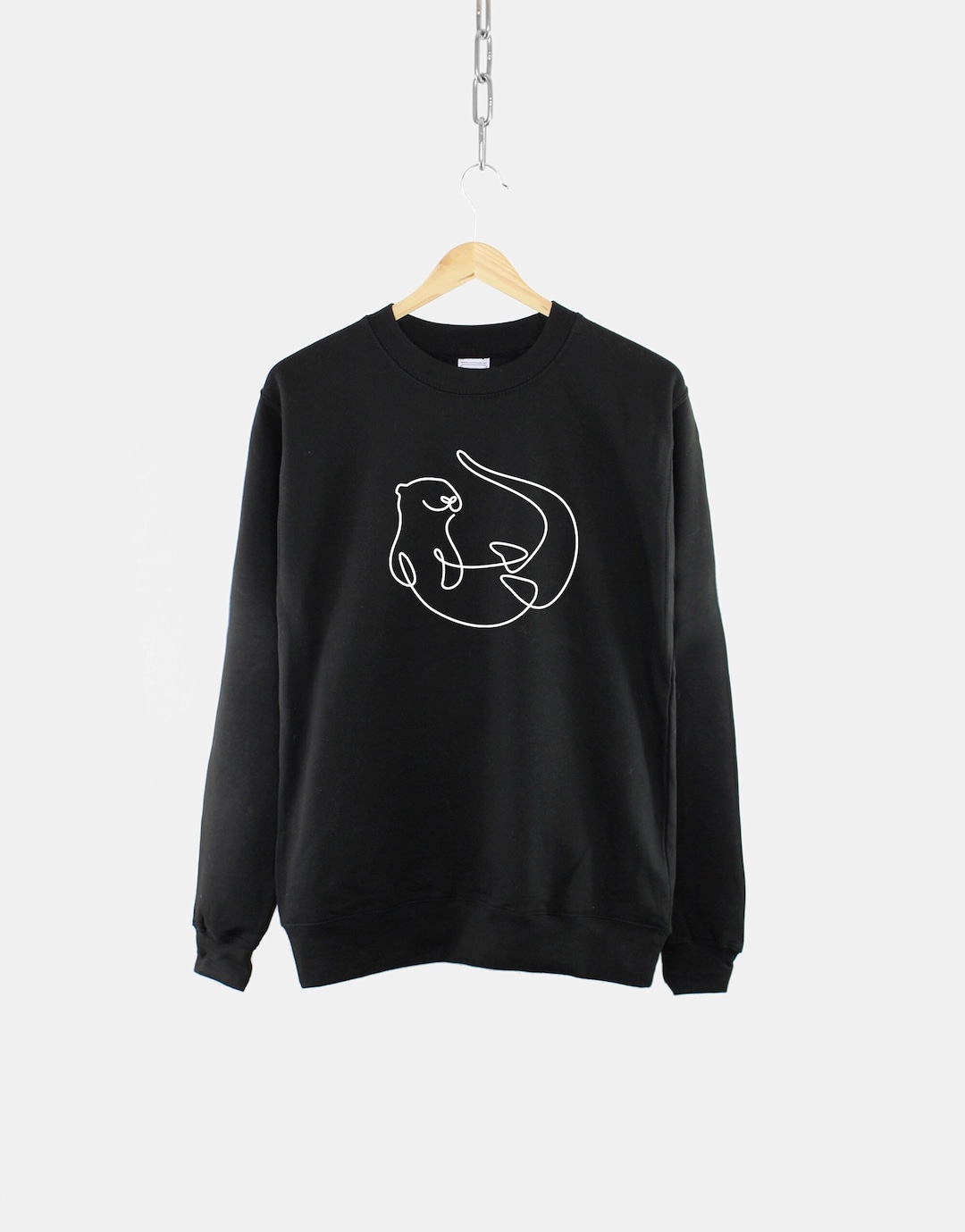 Otter Sweatshirt - Otter Sweater - Womens Otter Sweatshirt - Otter ...