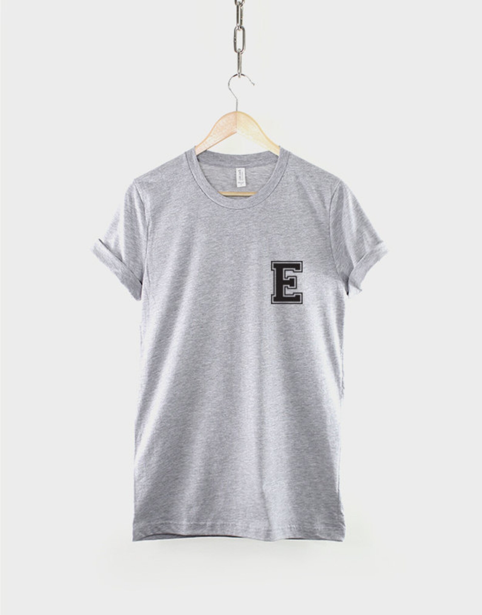 Customized Name Initial T-shirt Custom Personalized Initials Varsity T ...