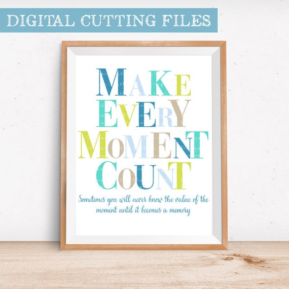 Craft Supplies & Tools Silhouette Cameo Motivational SVG Cricut Explore ...