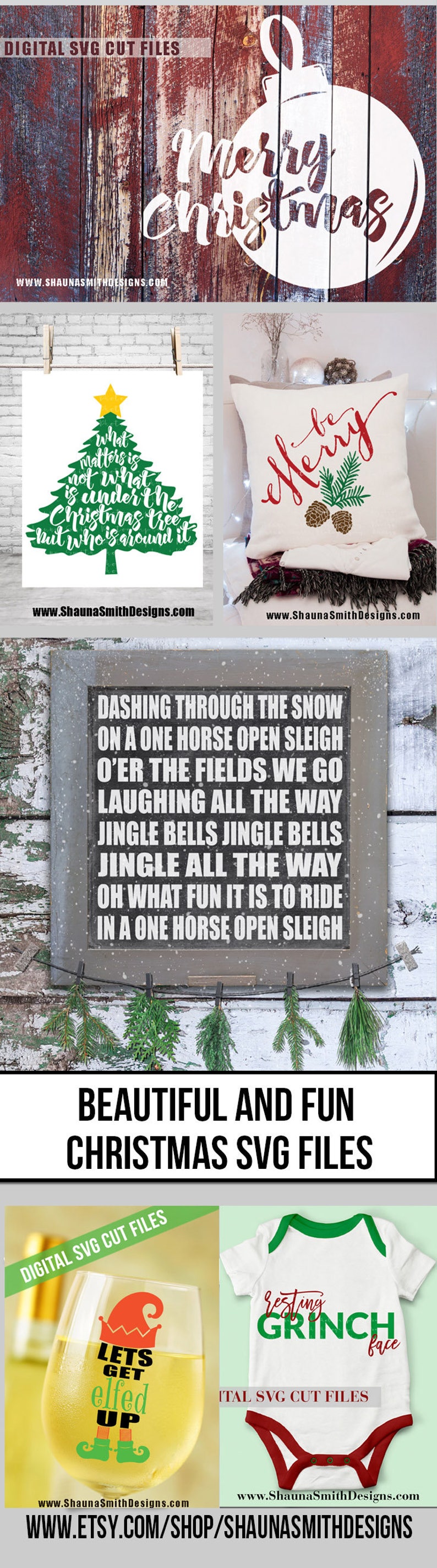 Jingle Bells SVG Dashing Through the Snow SVG Subway Art - Etsy
