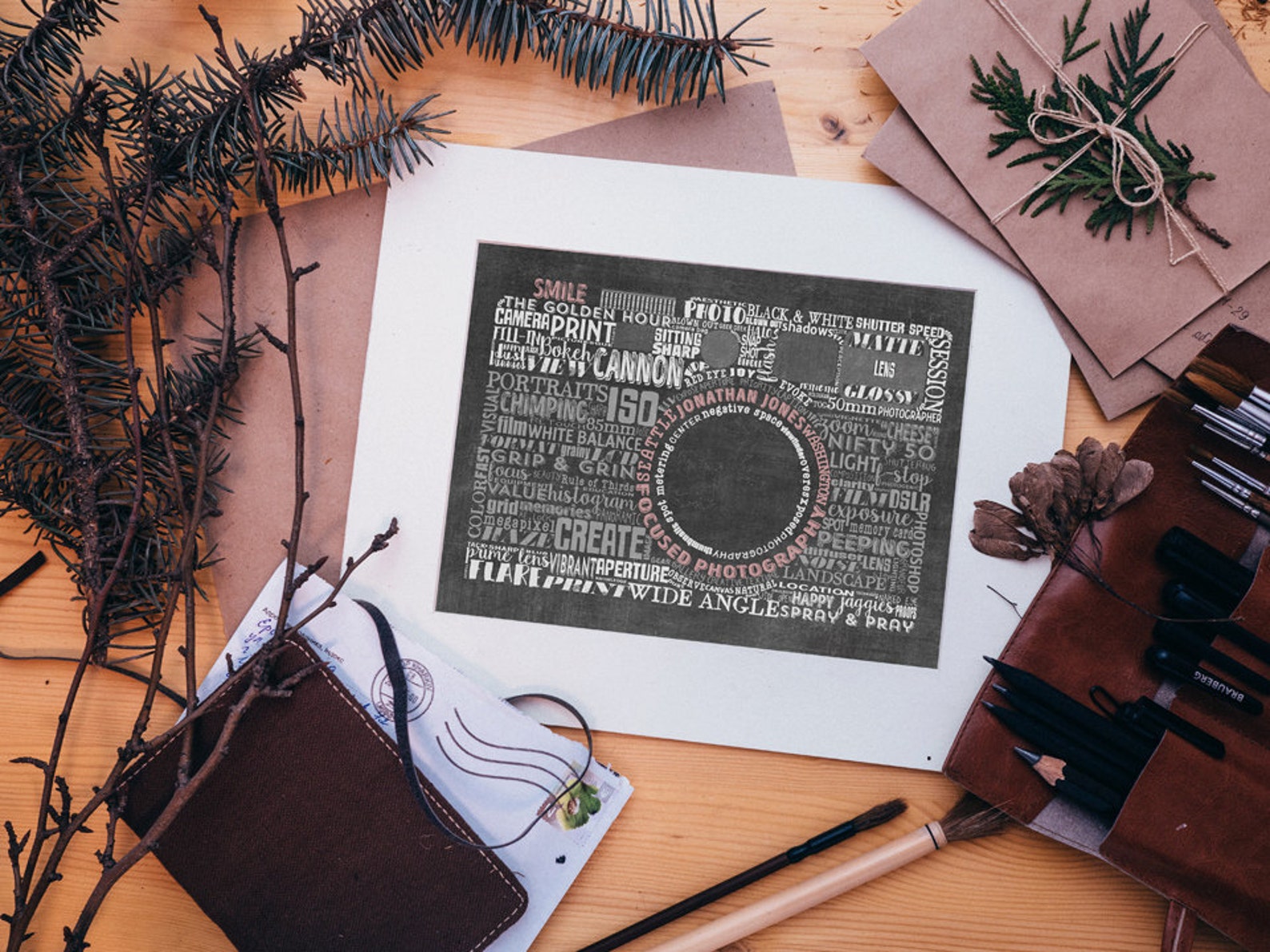 Camera Word Art Chalkboard Art Digital or Printed - Etsy