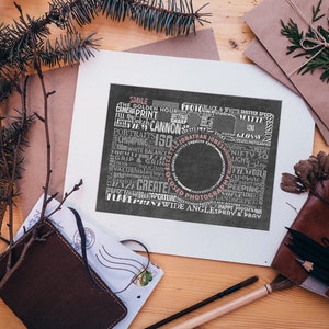 Camera Word Art Chalkboard Art - Digital or Printed - PERSONALIZED ...