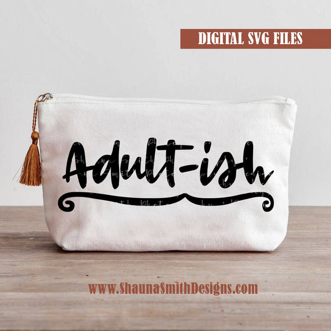 Hand Lettered SVG - Adult-ish SVG - Adultish SVG - Funny Svg - Wine ...