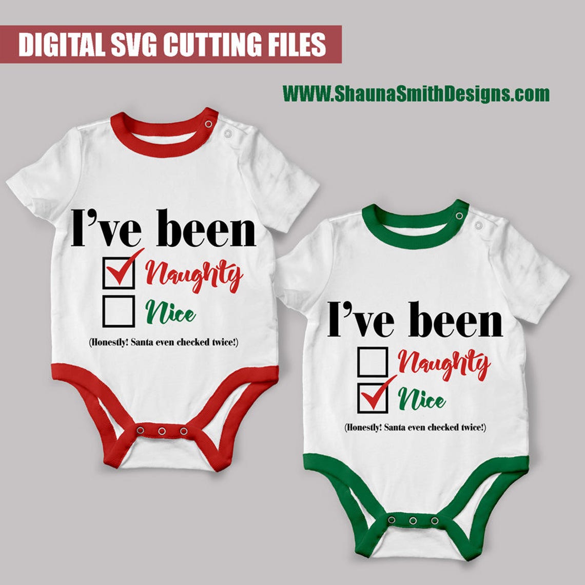 Ive Been Naughty Svg Ive Been Nice Svg Cutting File Etsy
