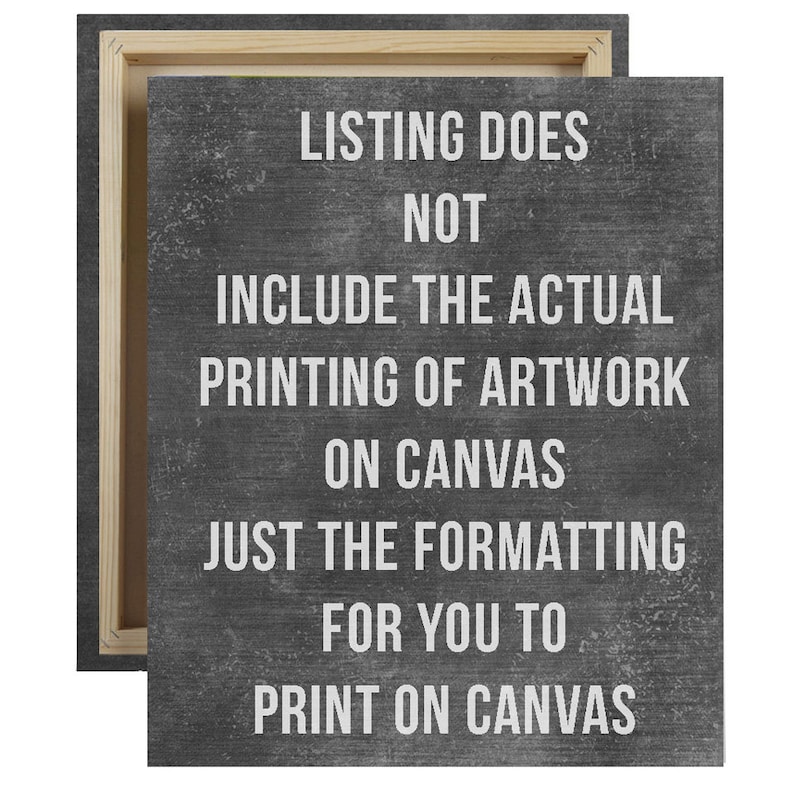 Format Your Shauna Smith Designs PRINTABLE Artwork for Canvas! Does NOT ...