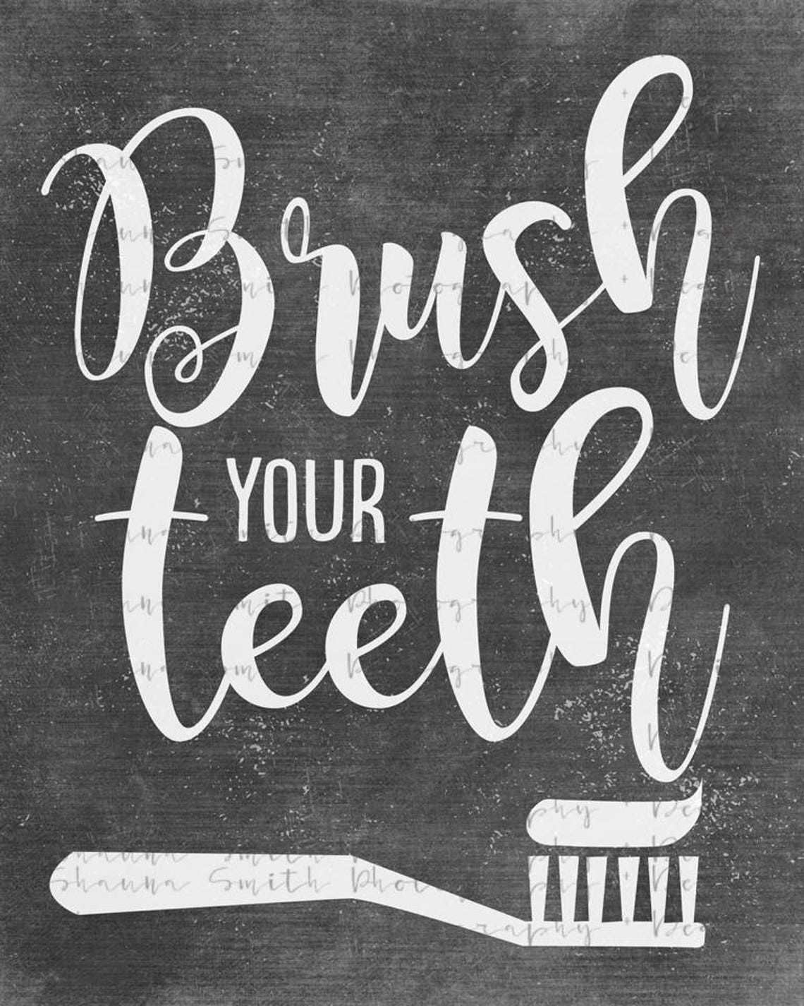 PRINTABLE Bathroom Wall Decor Bathroom Signs Chalkboard - Etsy