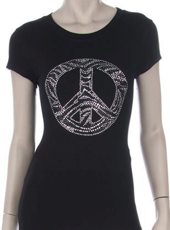 Zebra Print Peace Signs