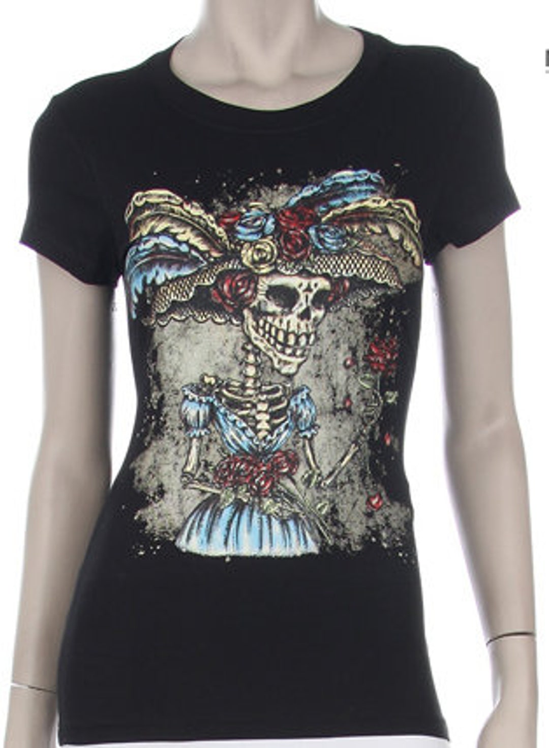 KATARINA - Day of the Dead Short Sleeve Shirt - Etsy