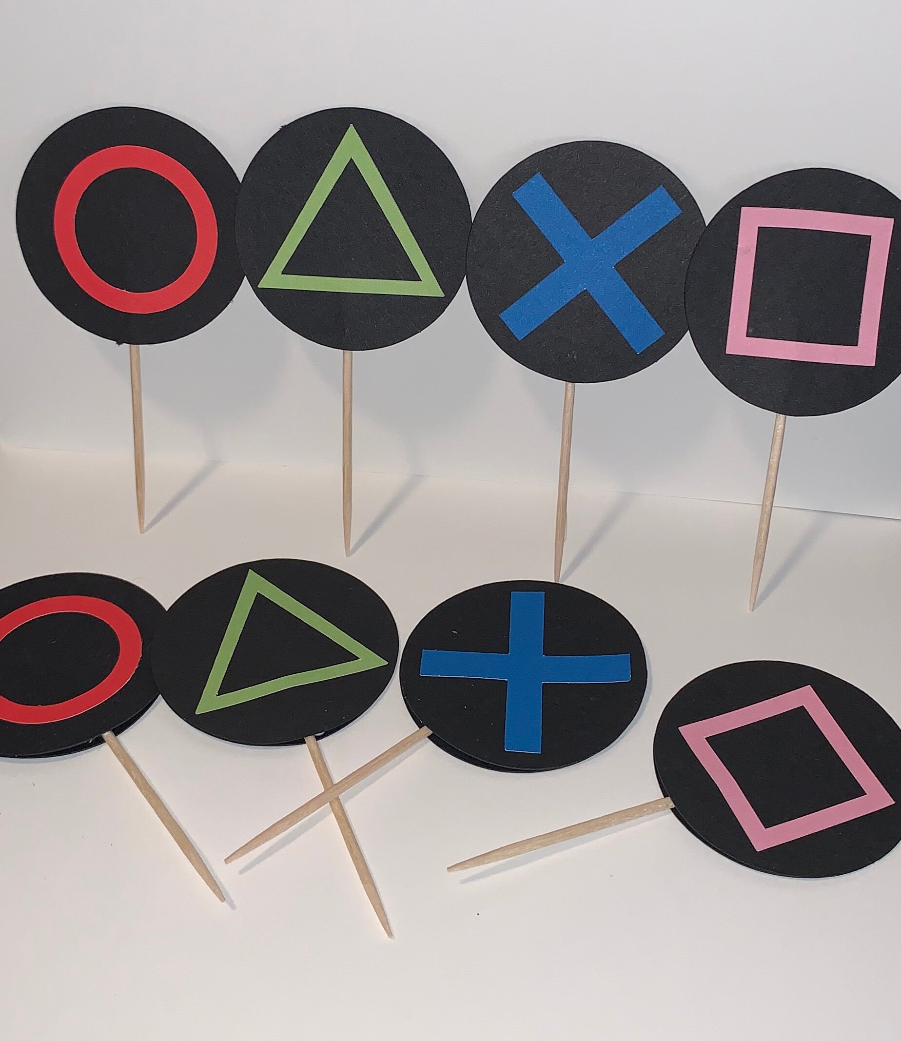 Playstation Cupcake Toppers - Etsy