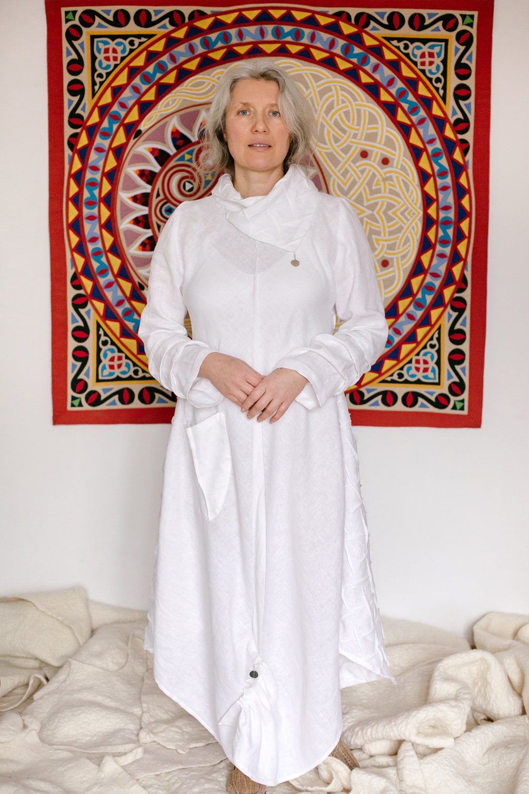 Angel Dress / Unique Wedding Dress / Oversized / Toga Dress / Tunic ...