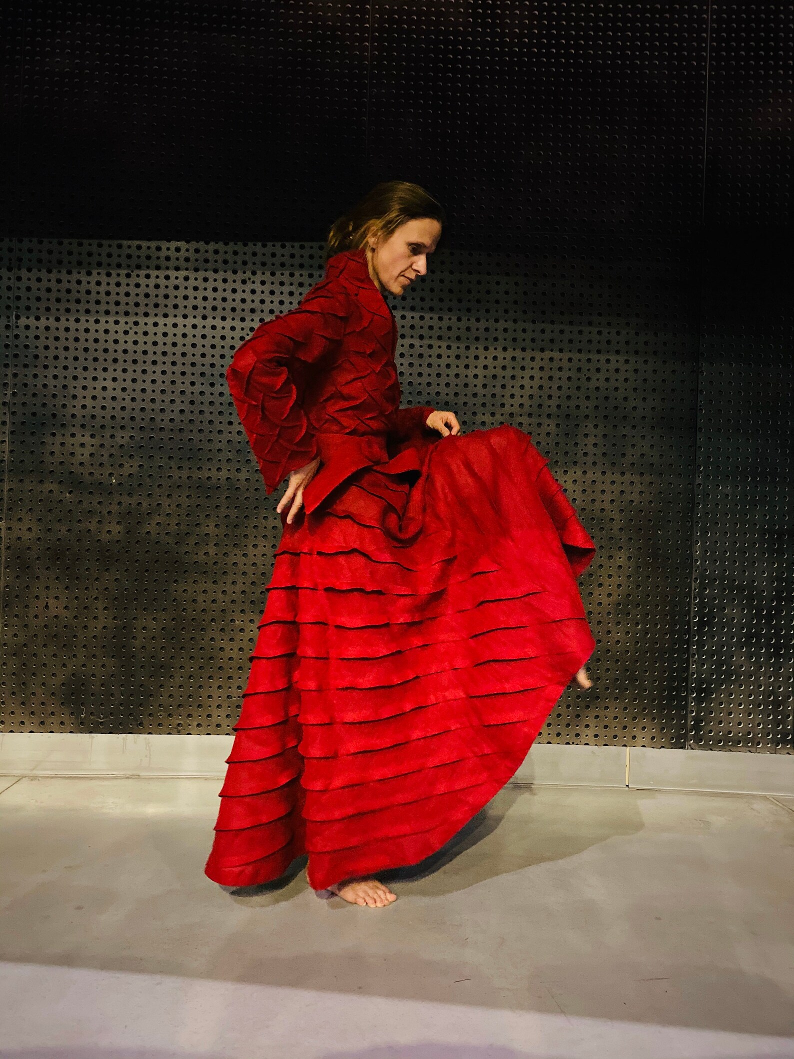 Red Unique Linen Dress / All White Dress With Sleeves / - Etsy