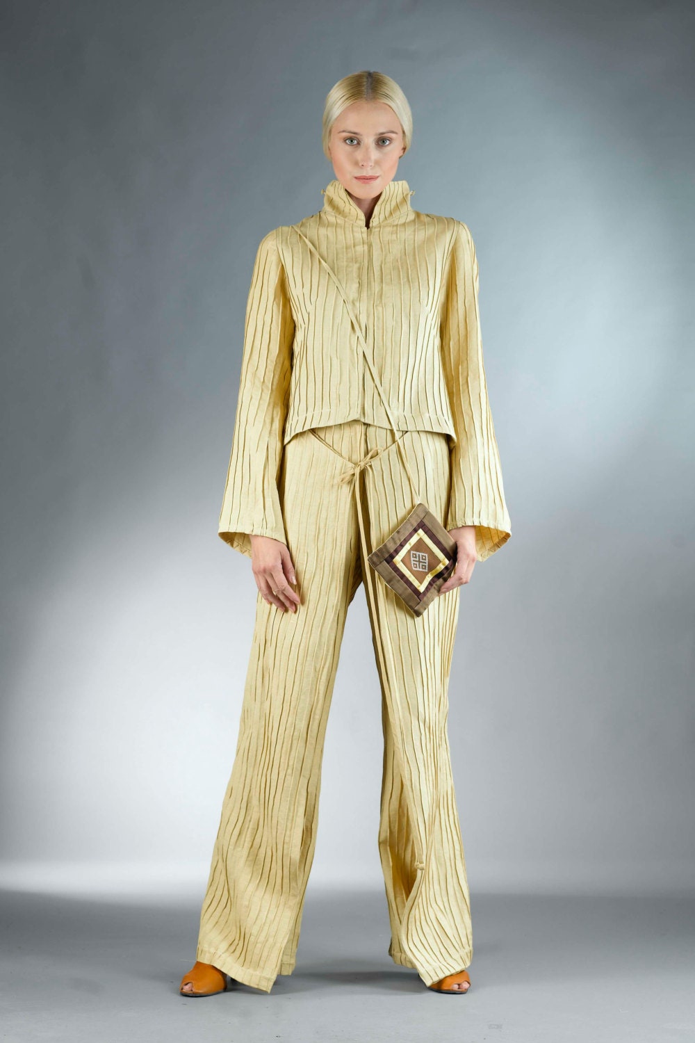 Yellow Linen Jacket. Unique, Modern, Natural and Inspiring. - Etsy
